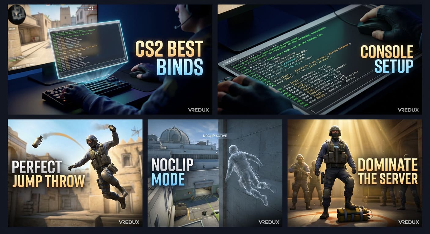 Bind command in CS2 (CS:GO): key console, useful | VREDUX.COM