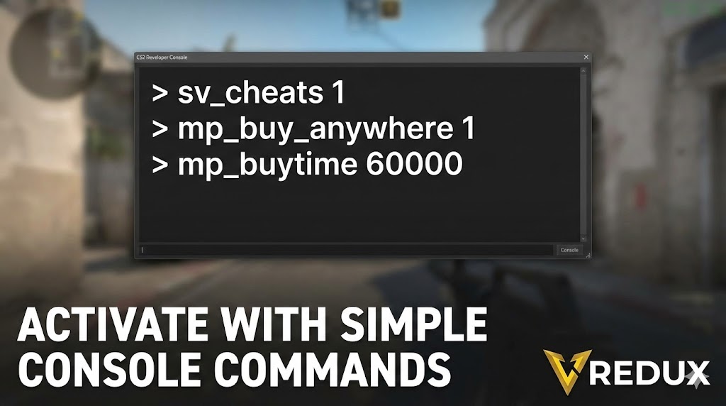 Buy anywhere command in CS2 (CS:GO): server, money, give | VREDUX.COM