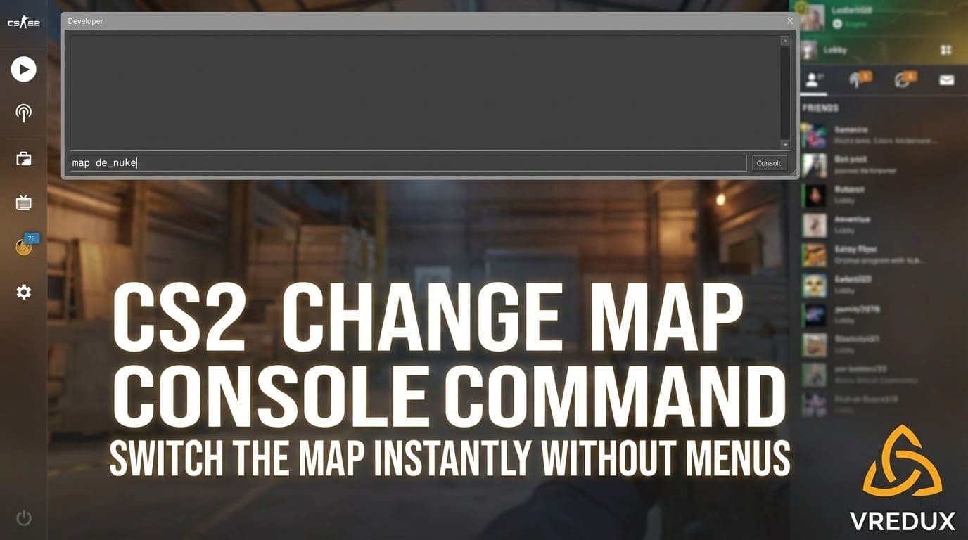 CS2 change map command: how to switch the map in CS GO 2 | VREDUX.COM
