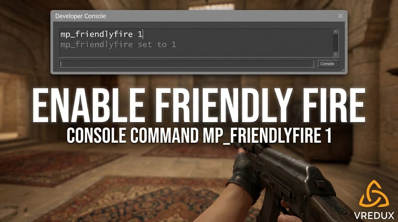 CS/CS2: Friendly Fire Console Command & Server Enable Guide | VREDUX.COM