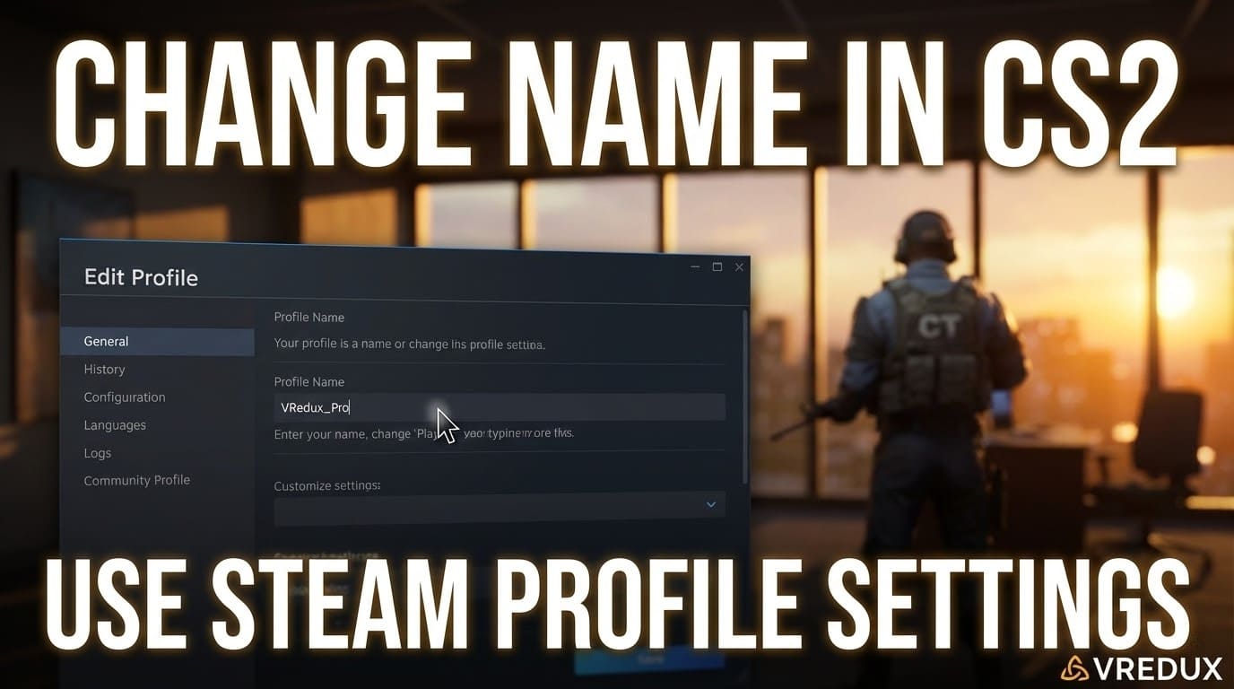 Change name in CS2 (CS:GO): how to, console, username changer | VREDUX.COM