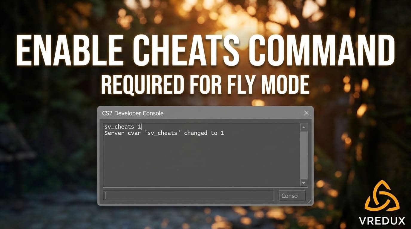 CS2 (CS:GO) fly command: console, noclip mode | VREDUX.COM